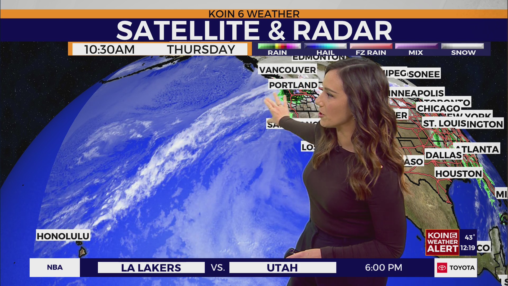 Thursday weather