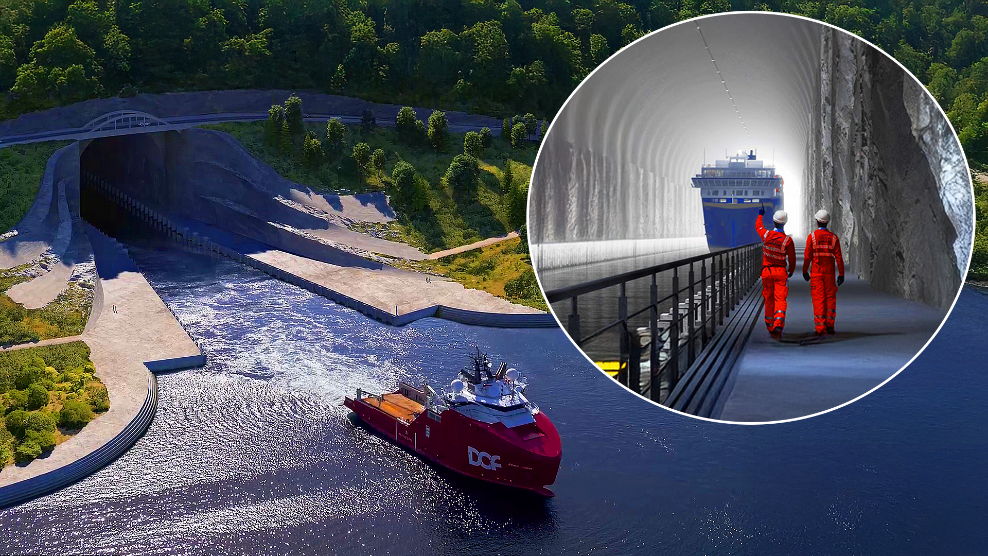 What makes Norway's ship tunnel a megaproject?