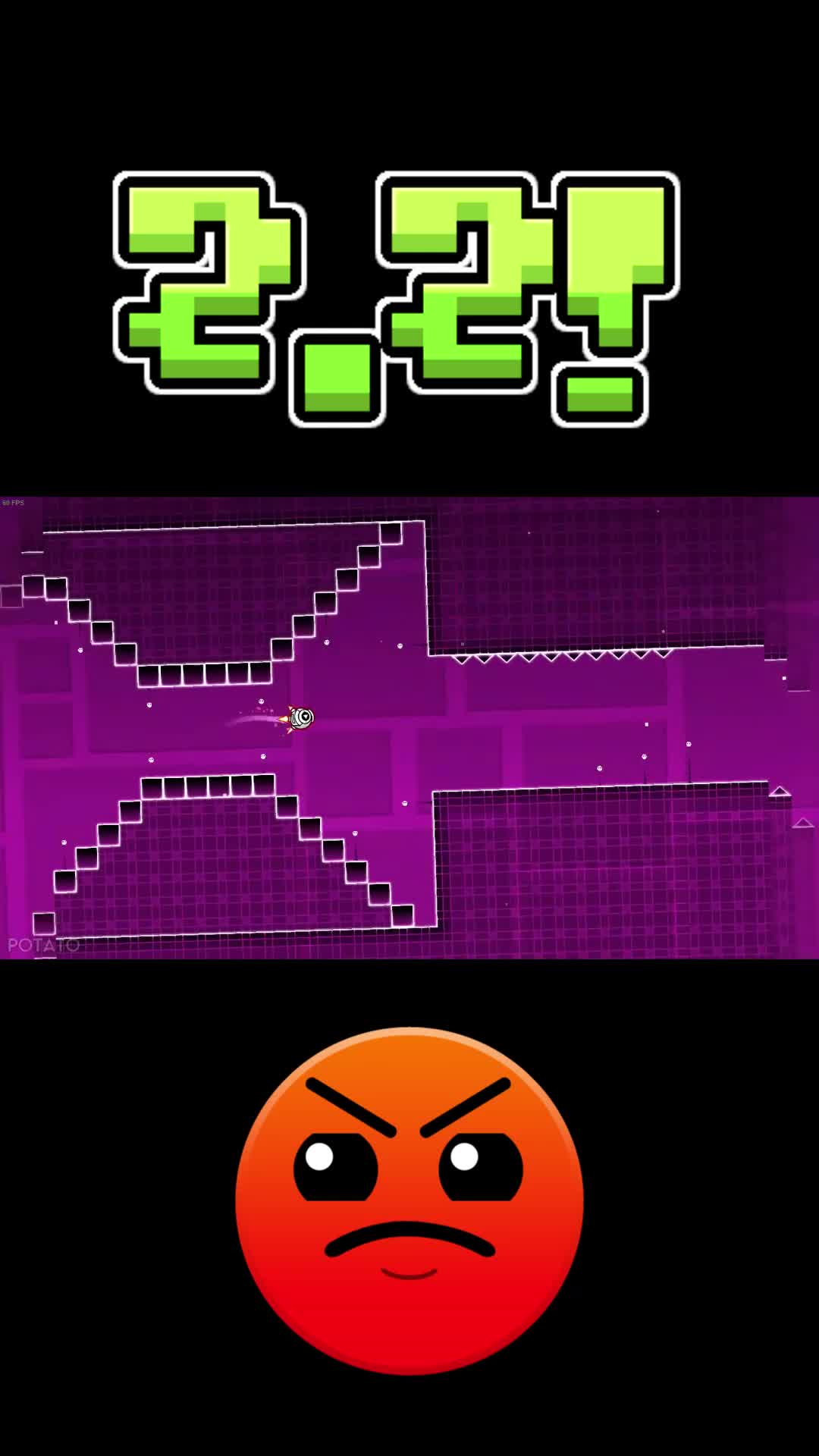 Back on track 2.2 Geometry Dash #shorts #deluxe12