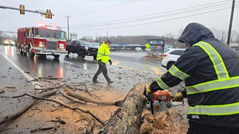 Strong wind, heavy rain and thunderstorms batter NEPA; slick roads ...