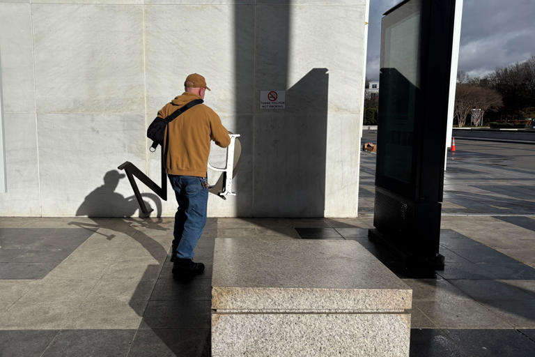 Kennedy Center adds Trump’s name to building, despite legal concerns