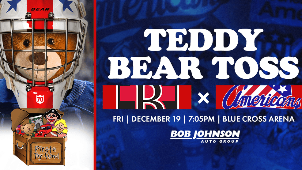 Rochester Amerks to host Teddy Bear Toss Night