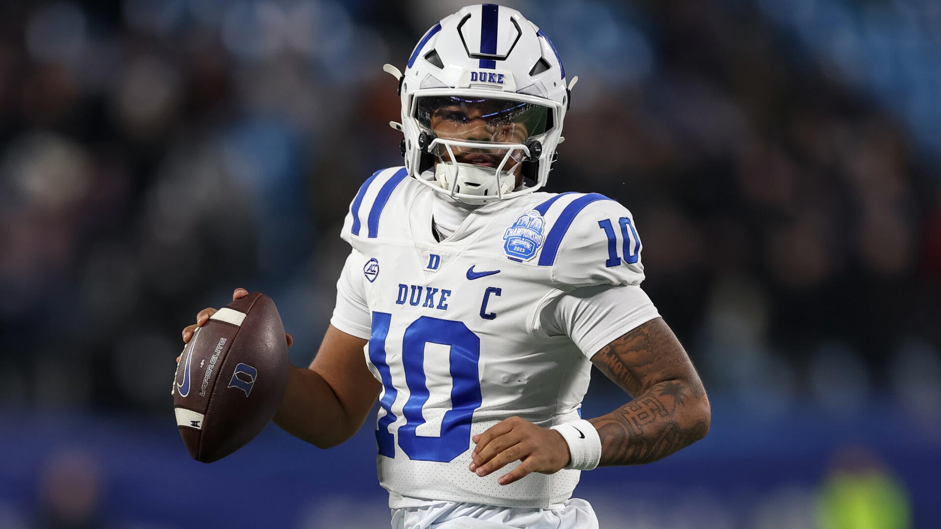 Duke quarterback Darian Mensah, ACC's leading passer, set to return to ...