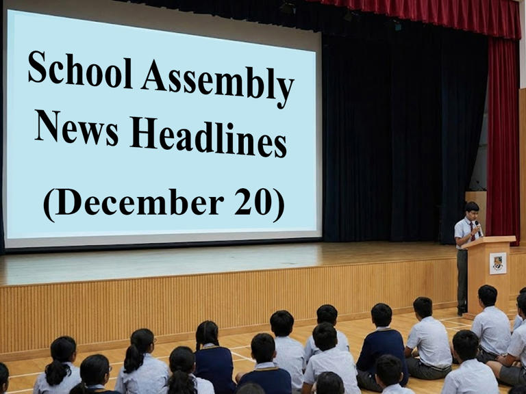 School assembly news headlines today [December 20]: Top national ...