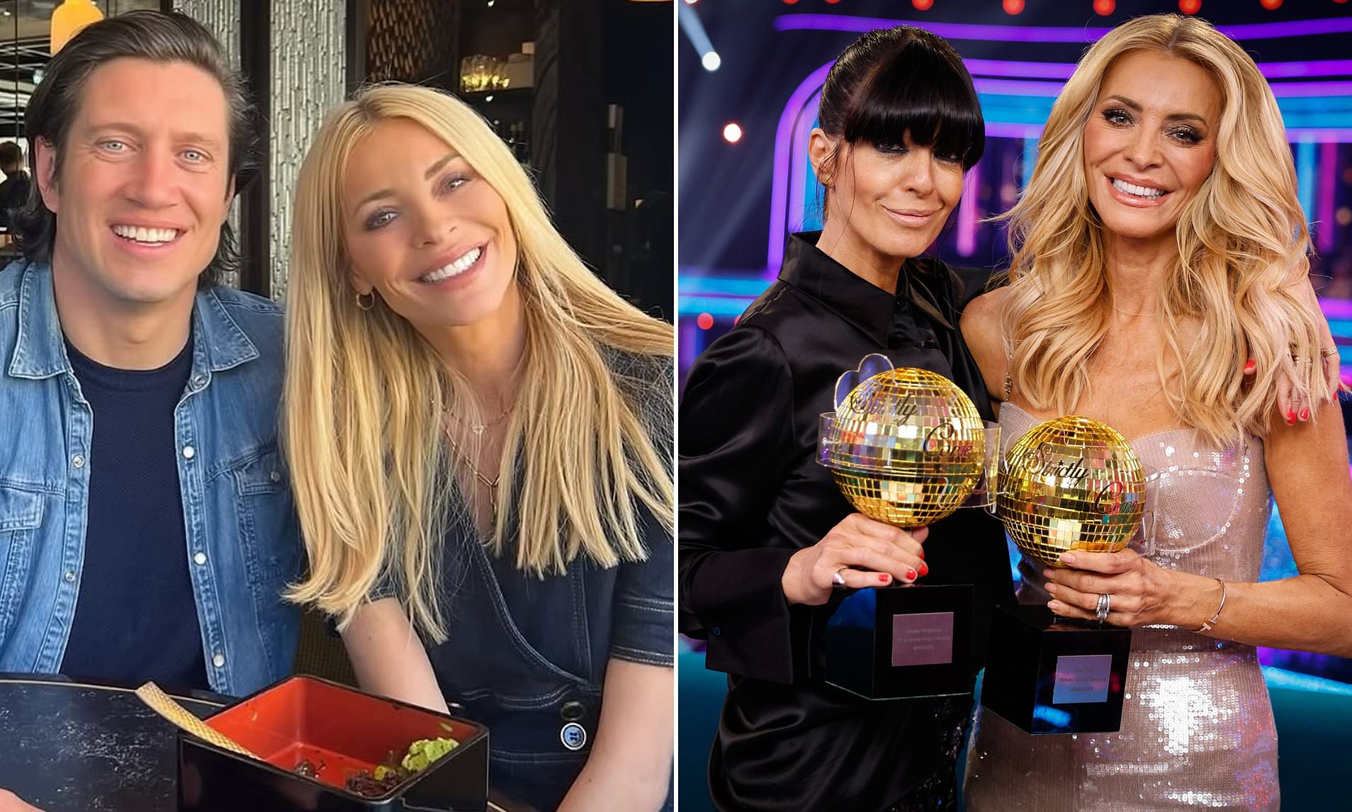 Vernon Kay holds back tears as he shares emotional tribute to wife Tess ...