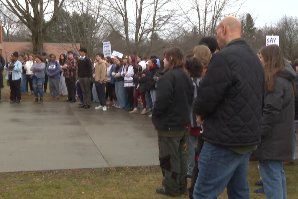 Essex High School students stage walkout over racial injustice