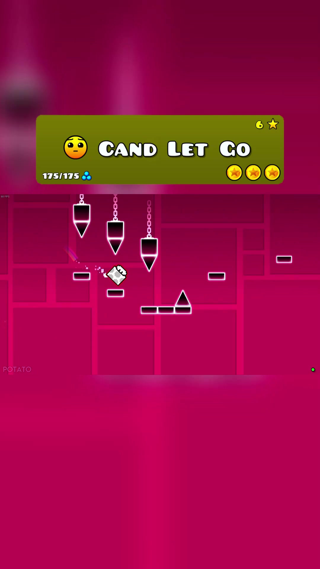 Cant let go: How to get this HIDDEN coin Geometry Dash #shorts