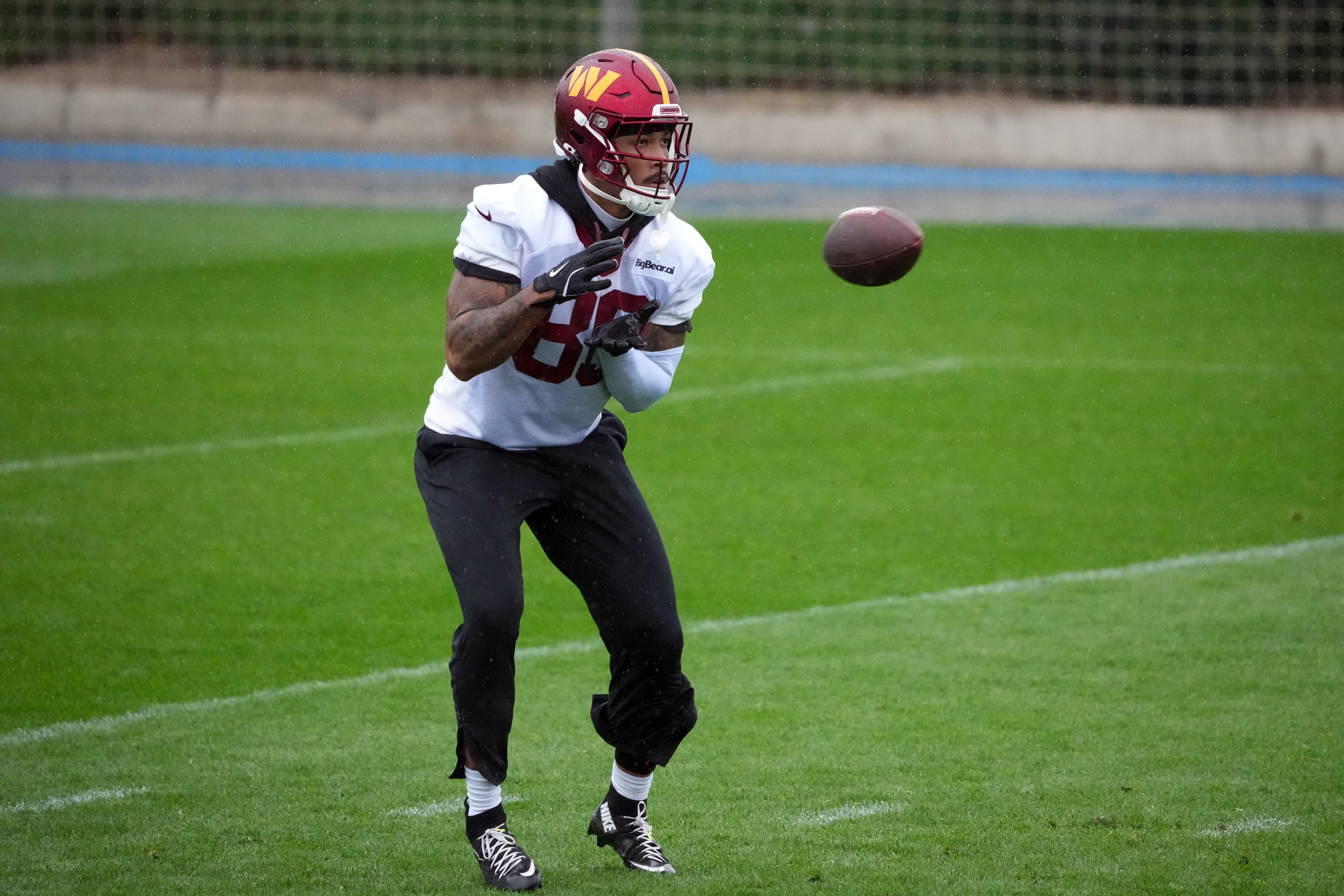 Commanders call up TE Lawrence Cager for Week 16
