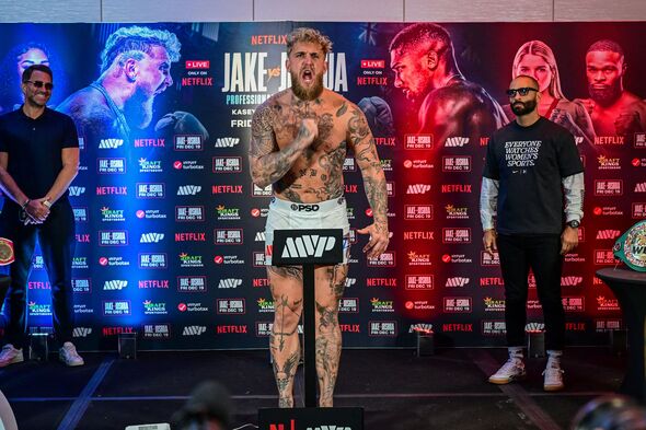 Jake Paul and Anthony Joshua height and weight compared