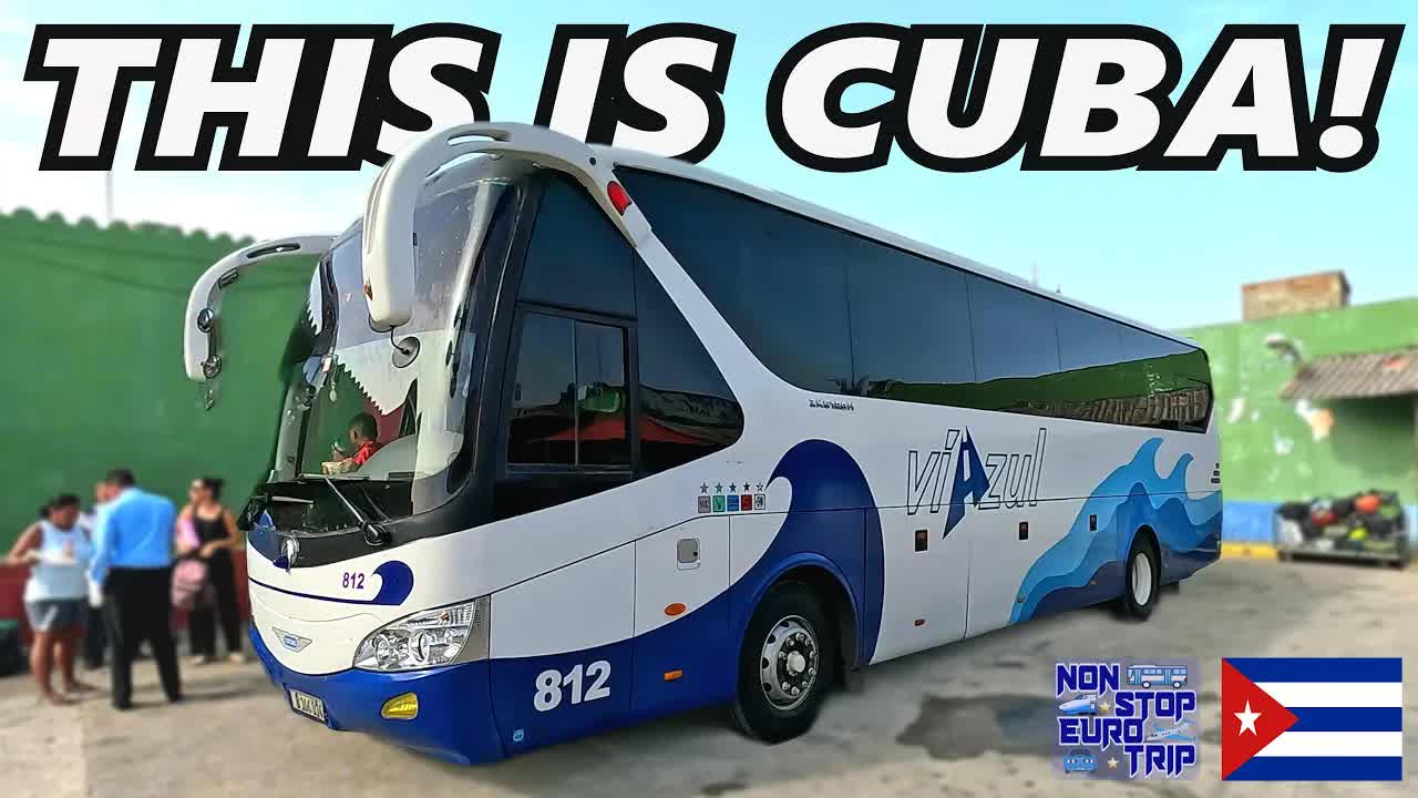 I took a 7 hour intercity bus in Cuba!