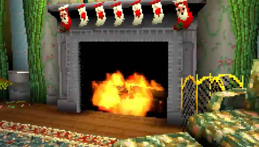 PlayStation 1 yule log