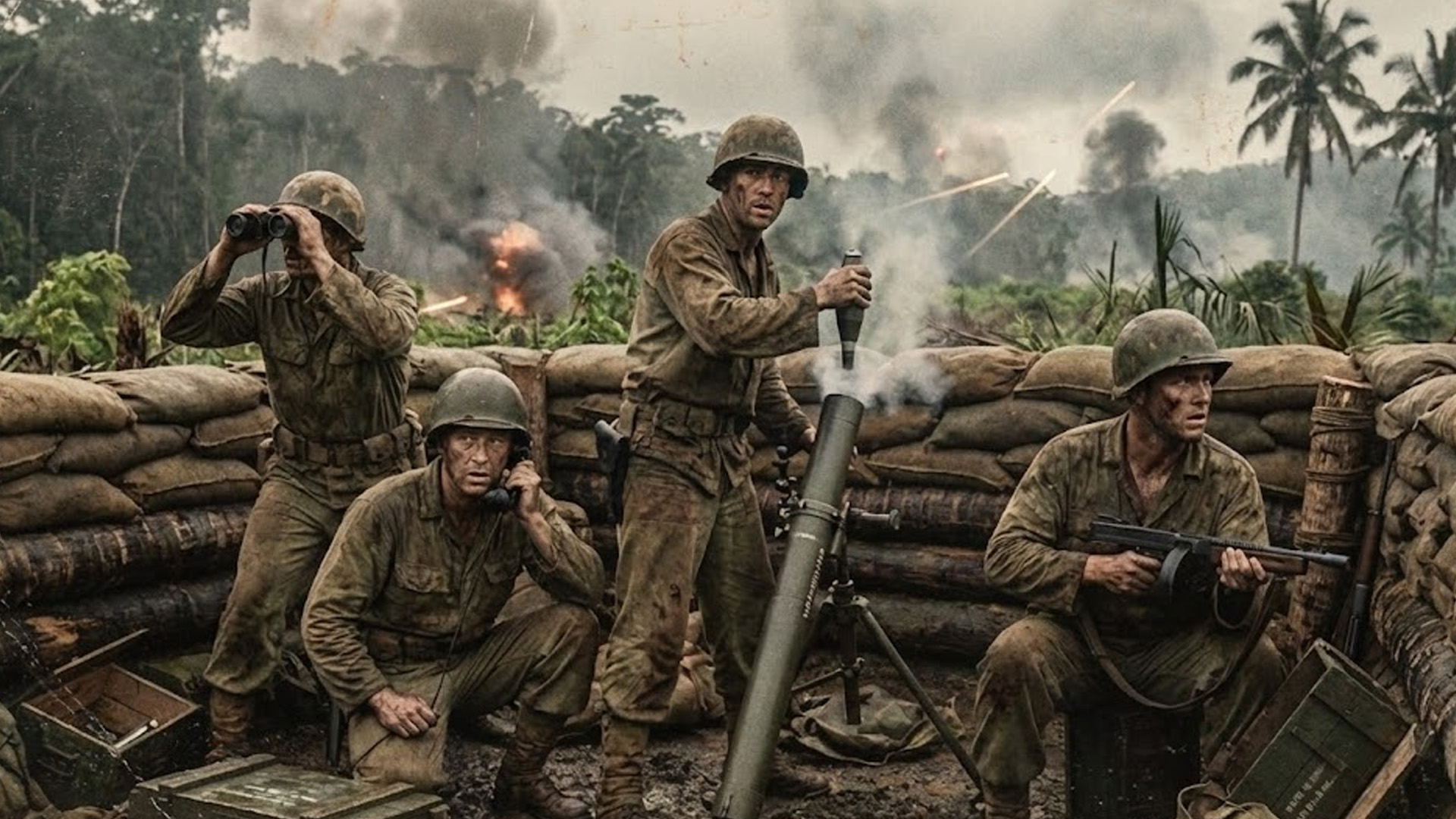 When US Marines held the line in World War II