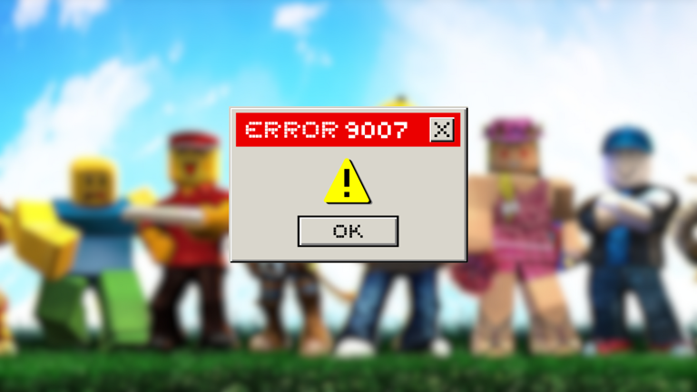 What is error code 9007 in Roblox?