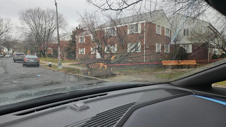See it: Intense rain and gusty winds leave flooding, damage in NYC