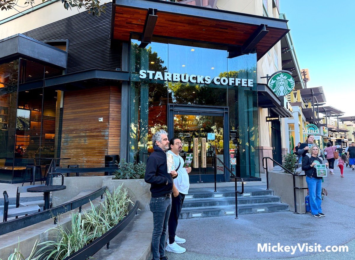 Downtown Disney Starbucks still impacted by labor disputes after 36 ...