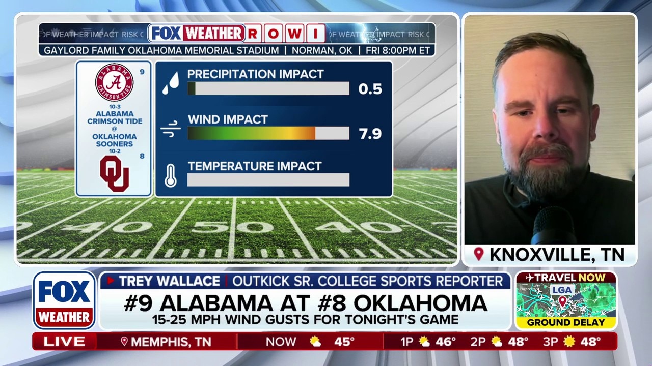 Will the weather have an impact in the NCAA College Football Playoffs?