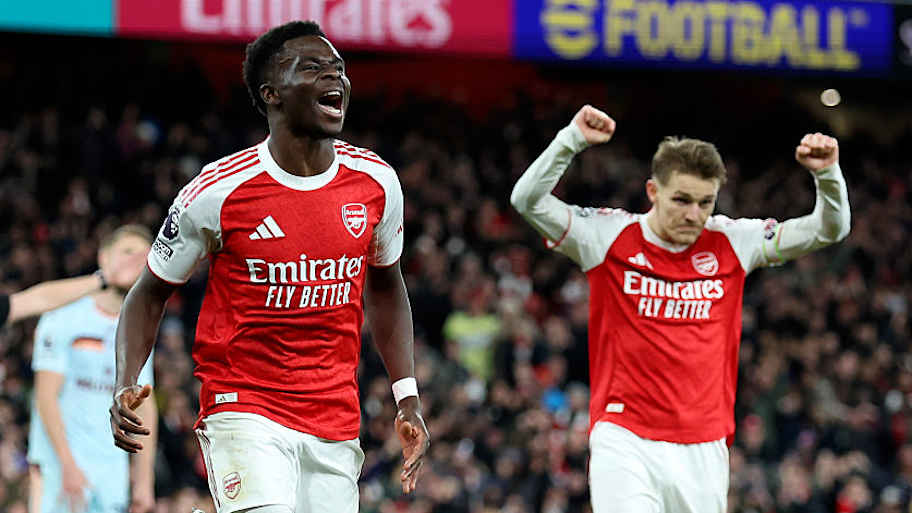 Arsenal predicted lineup vs. Everton: Saka to sparkle in crucial title test