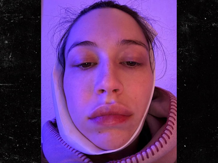 Elsie Hewitt had surgery to get wisdom tooth removed day after giving birth