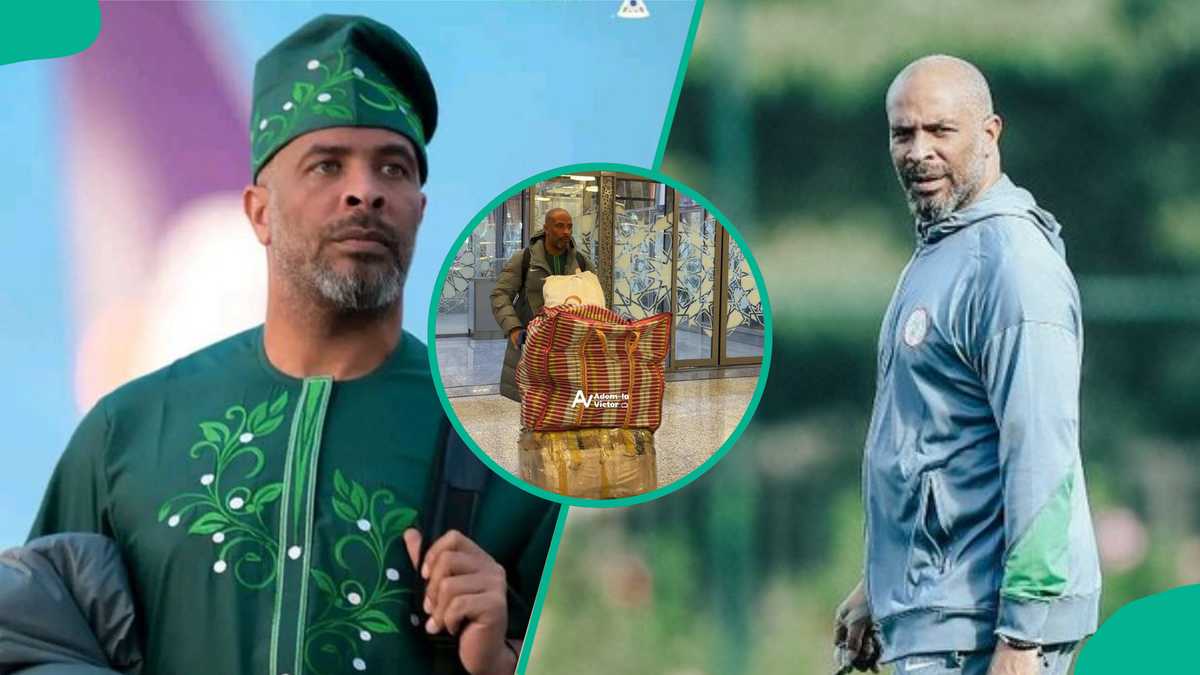 AFCON 2025: Nigerians react as Eric Chelle arrives Morocco with 'Ghana ...