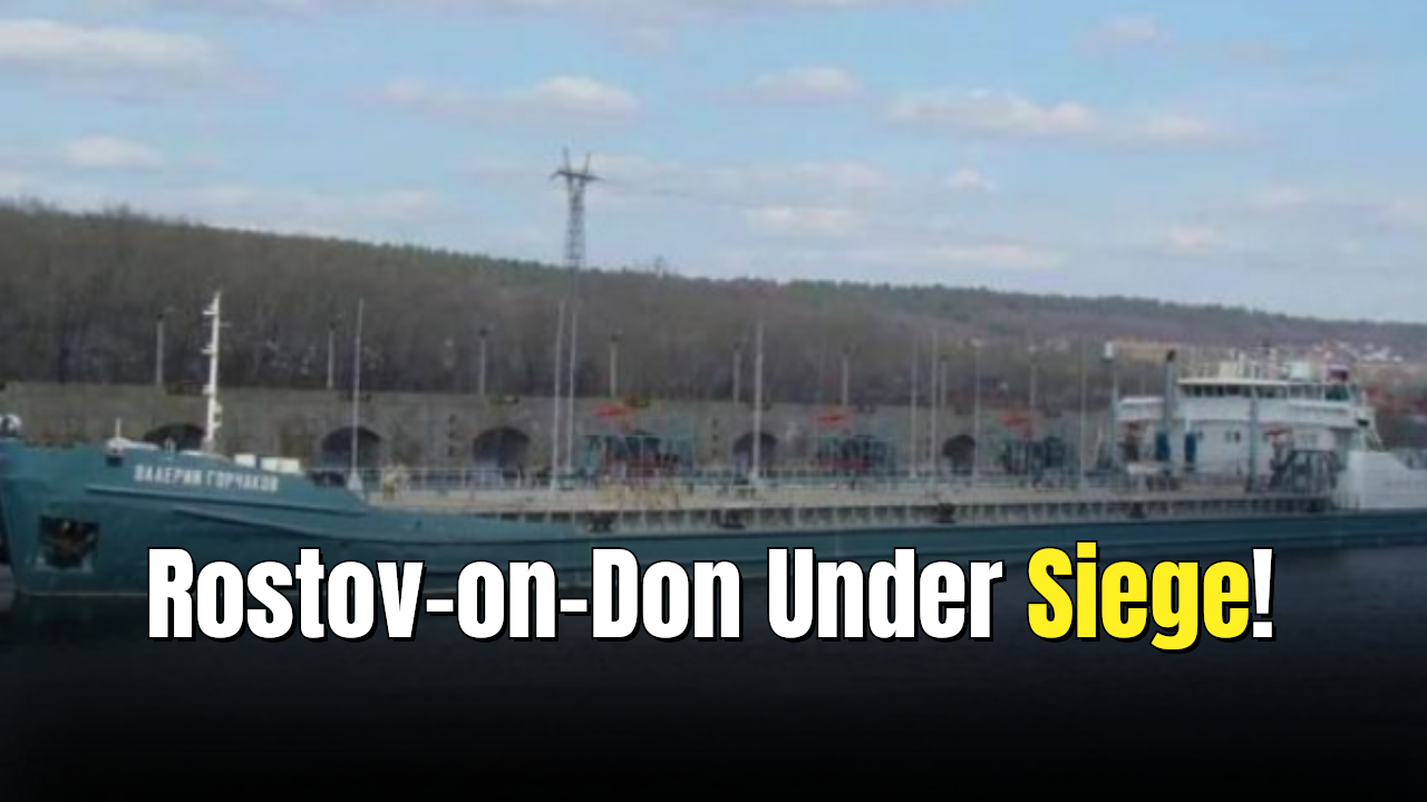 Russian tanker hit by Ukrainian drones starts sinking in Rostov-on-Don