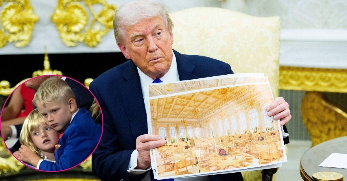 Donald Trump’s Oval Office moment with grandchildren sparks mixed ...