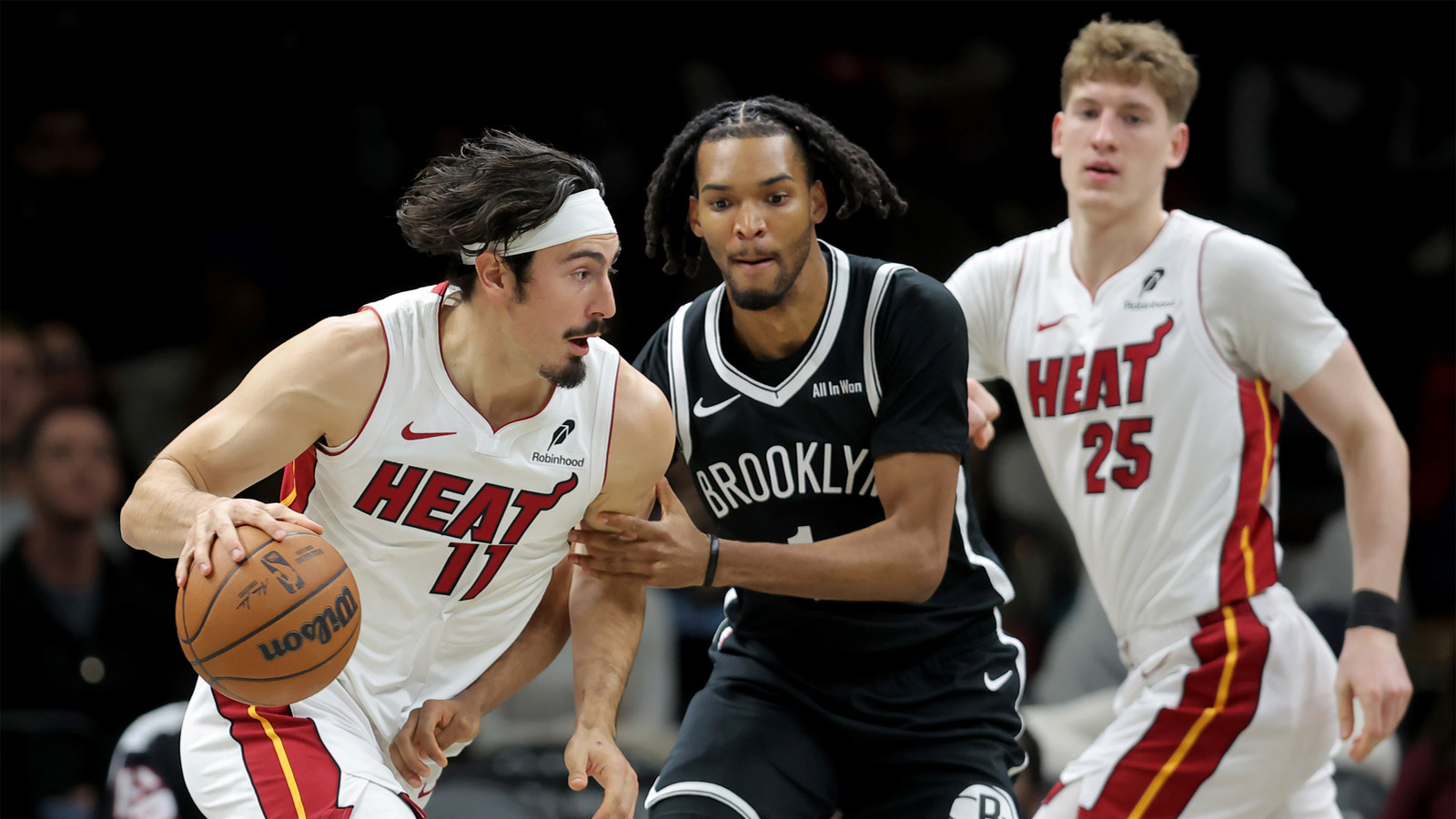Erik Spoelstra highlights rookie 'boost' that snapped Heat's skid vs. Nets