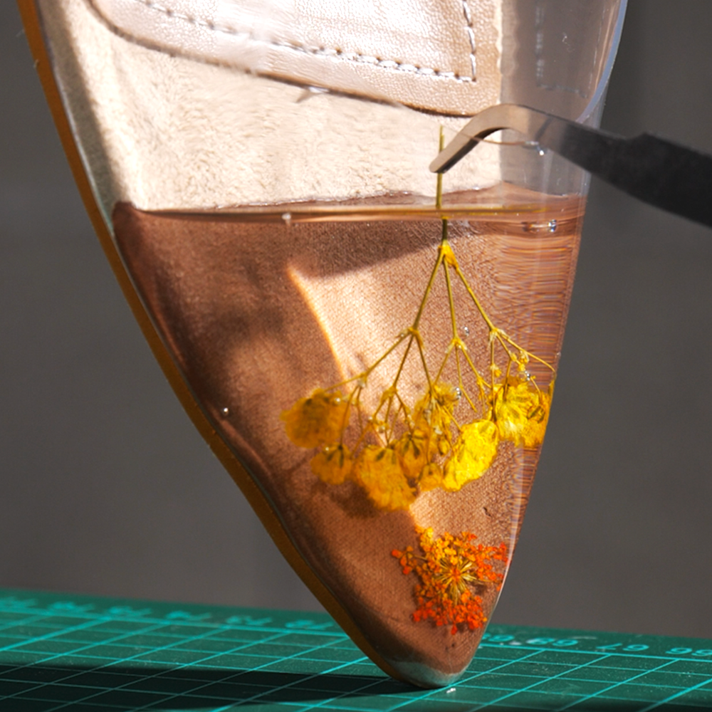 Transforming heels into stylish pendants: A fun DIY project