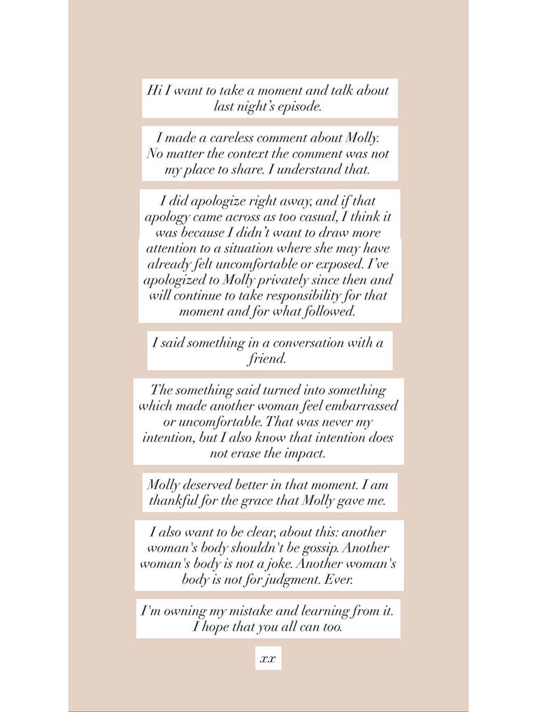 Southern Charm's Venita apologizes for gossiping about Molly's vaginal ...