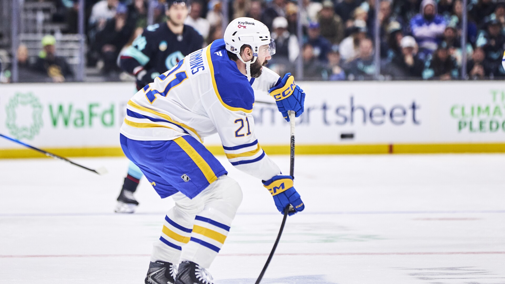 Buffalo Sabres defenseman Conor Timmins breaks left leg against Flyers ...