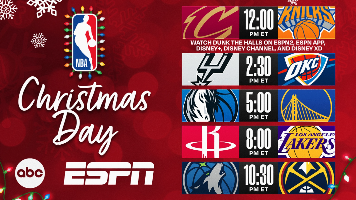 NBA Christmas games: 2025 ESPN schedule, history, stats