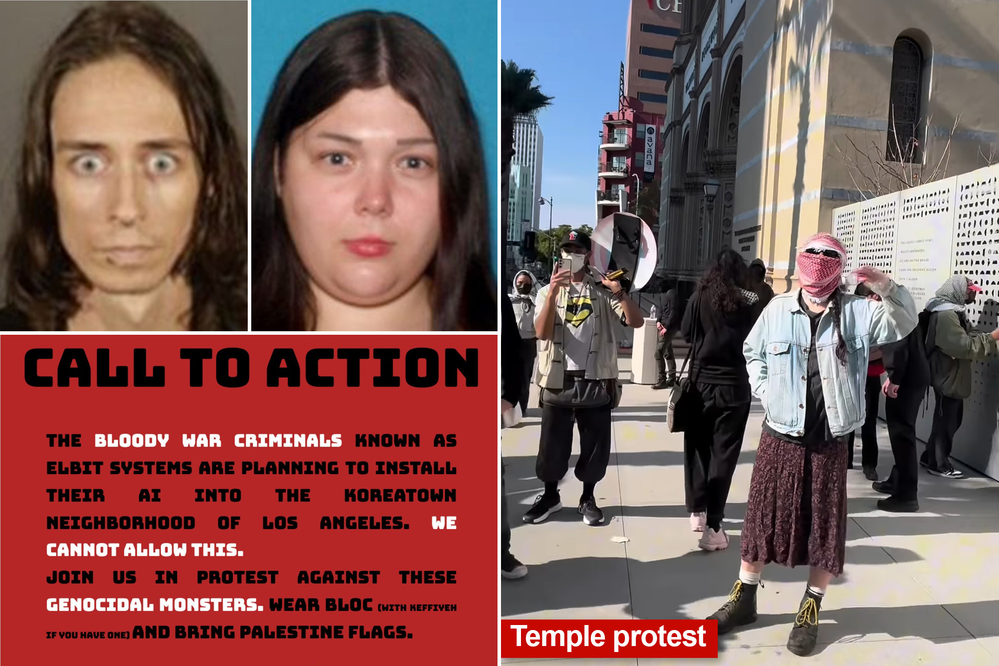 Pro-Palestinian group behind LA synagogue protest linked to alleged New ...