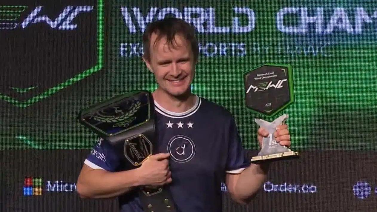 'LeBron James of spreadsheets' wins world Microsoft Excel title
