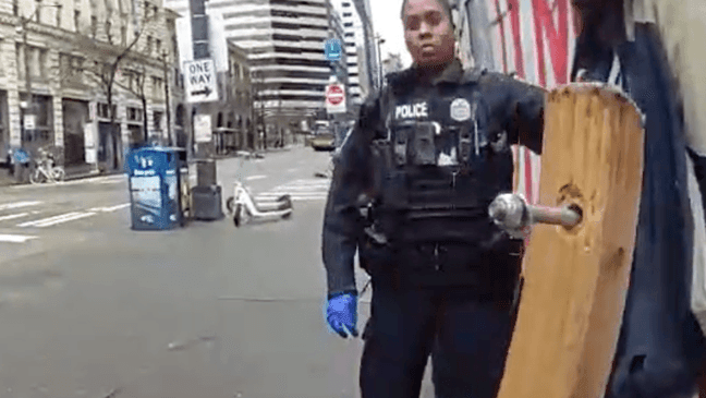 Video shows random attack on 75-year-old woman in downtown Seattle