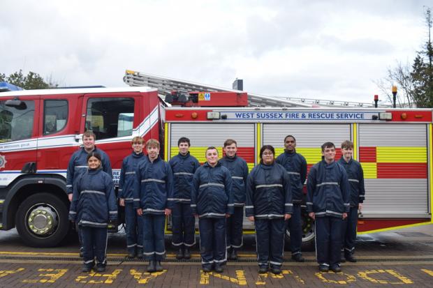 Students complete hands-on firefighter training course