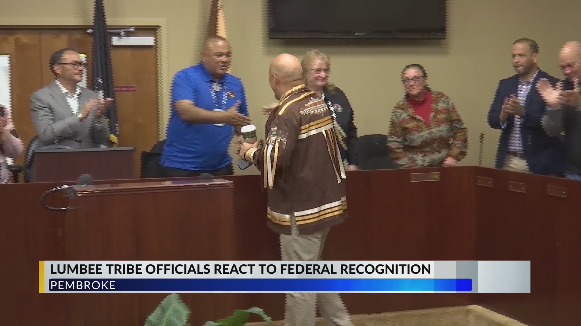 Lumbee tribal chairman reacts to being granted federal recognition