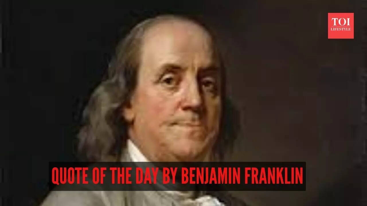 Quote of the day by Benjamin Franklin: "What is more valuable than gold ...