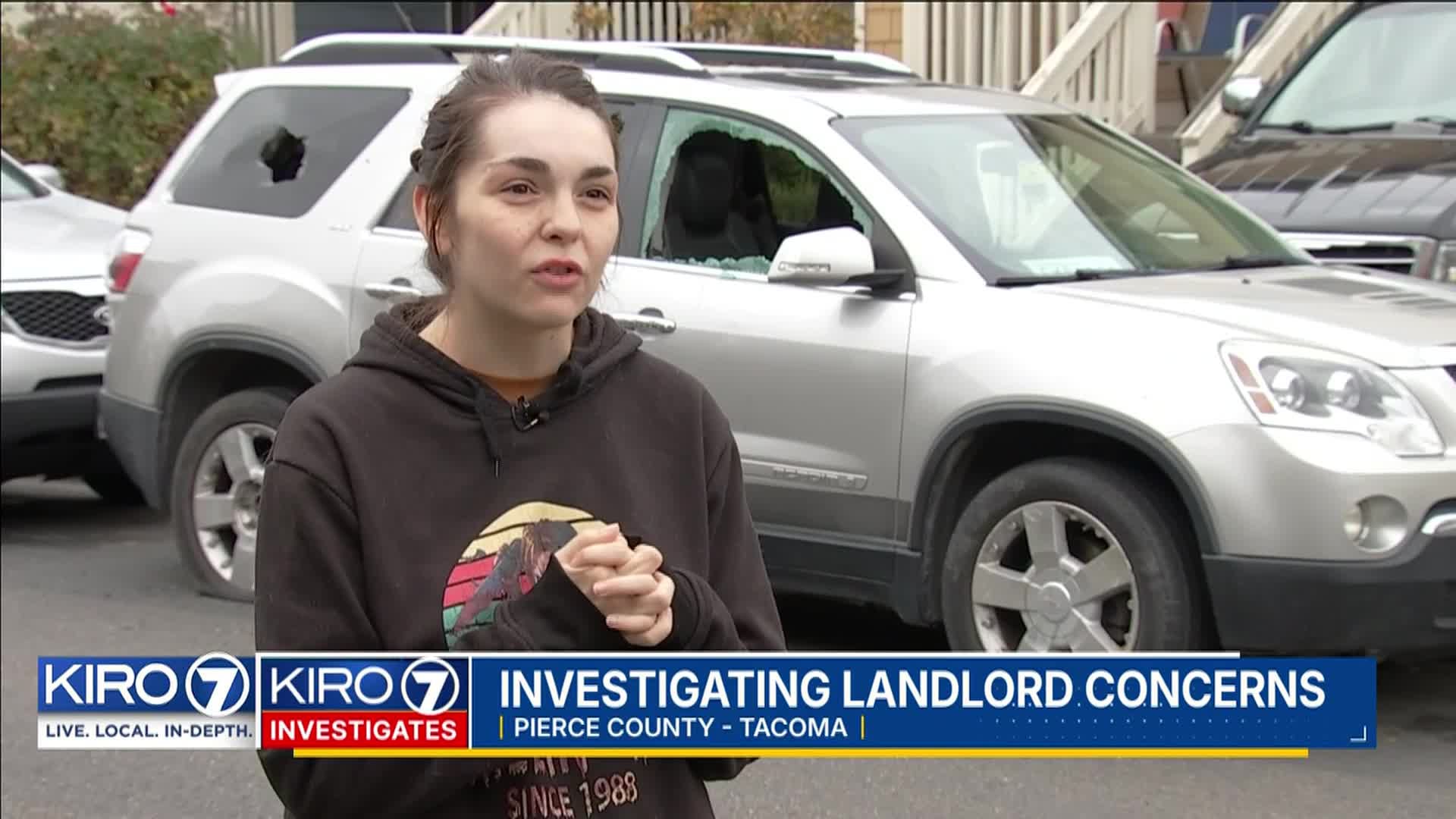Windows smashed, tires slashed: Tacoma renters raise concerns over landlord