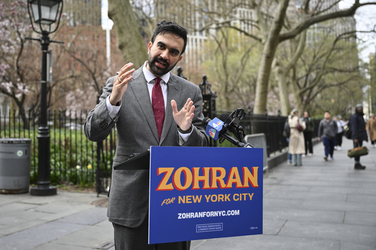 Zohran Mamdani urges supporters to "leave it all on the court" after ...