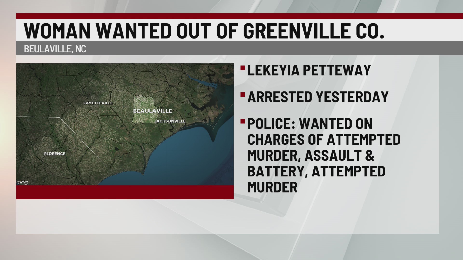 Woman wanted for attempted murder, child abuse arrested in NC