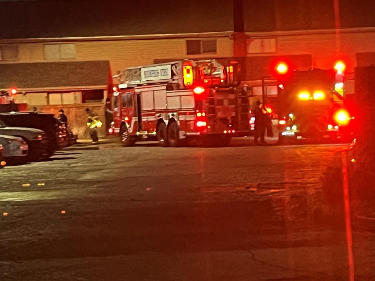 Fox Meadows fire sends firefighter, resident to hospital