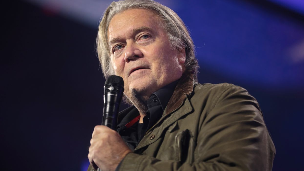 Steve Bannon pleads with Elise Stefanik to take on Mike Johnson as she ...