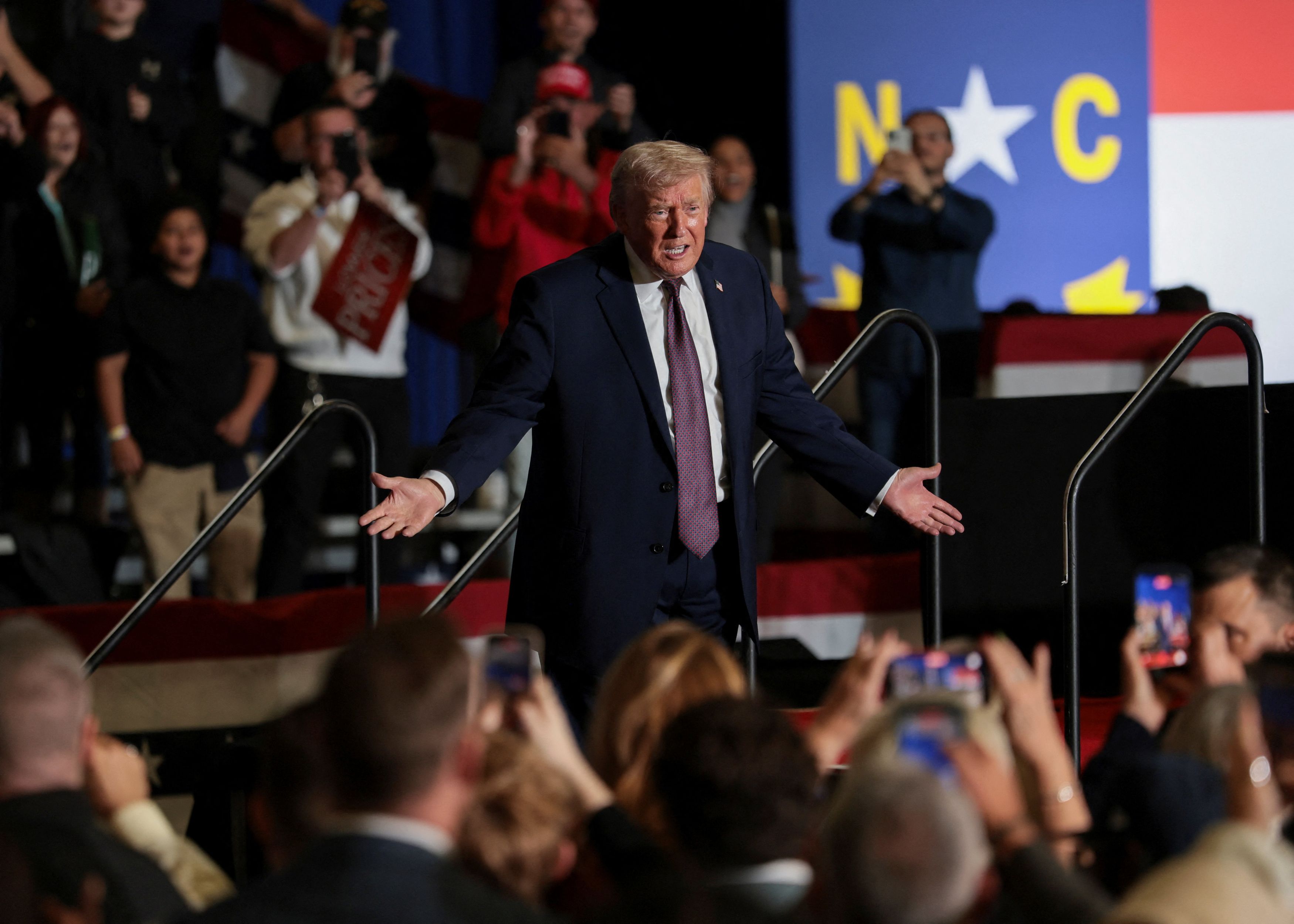 Trump makes affordability pitch in struggling corner of NC., his last ...