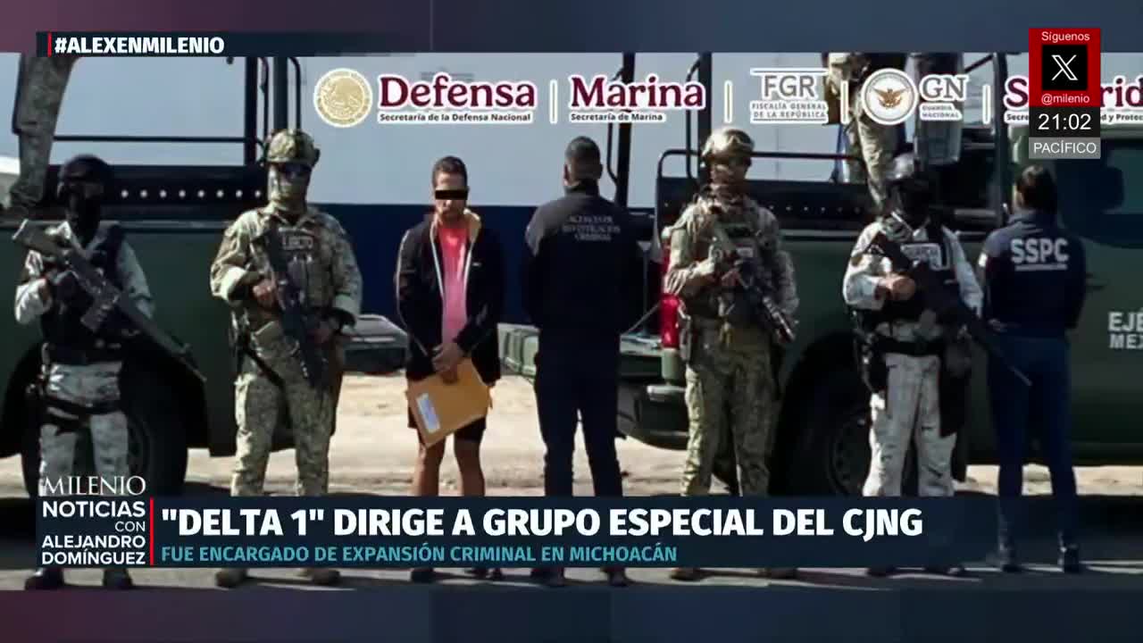 Detienen nuevamente a 'Delta 1', líder de operaciones del CJNG en Zapopan