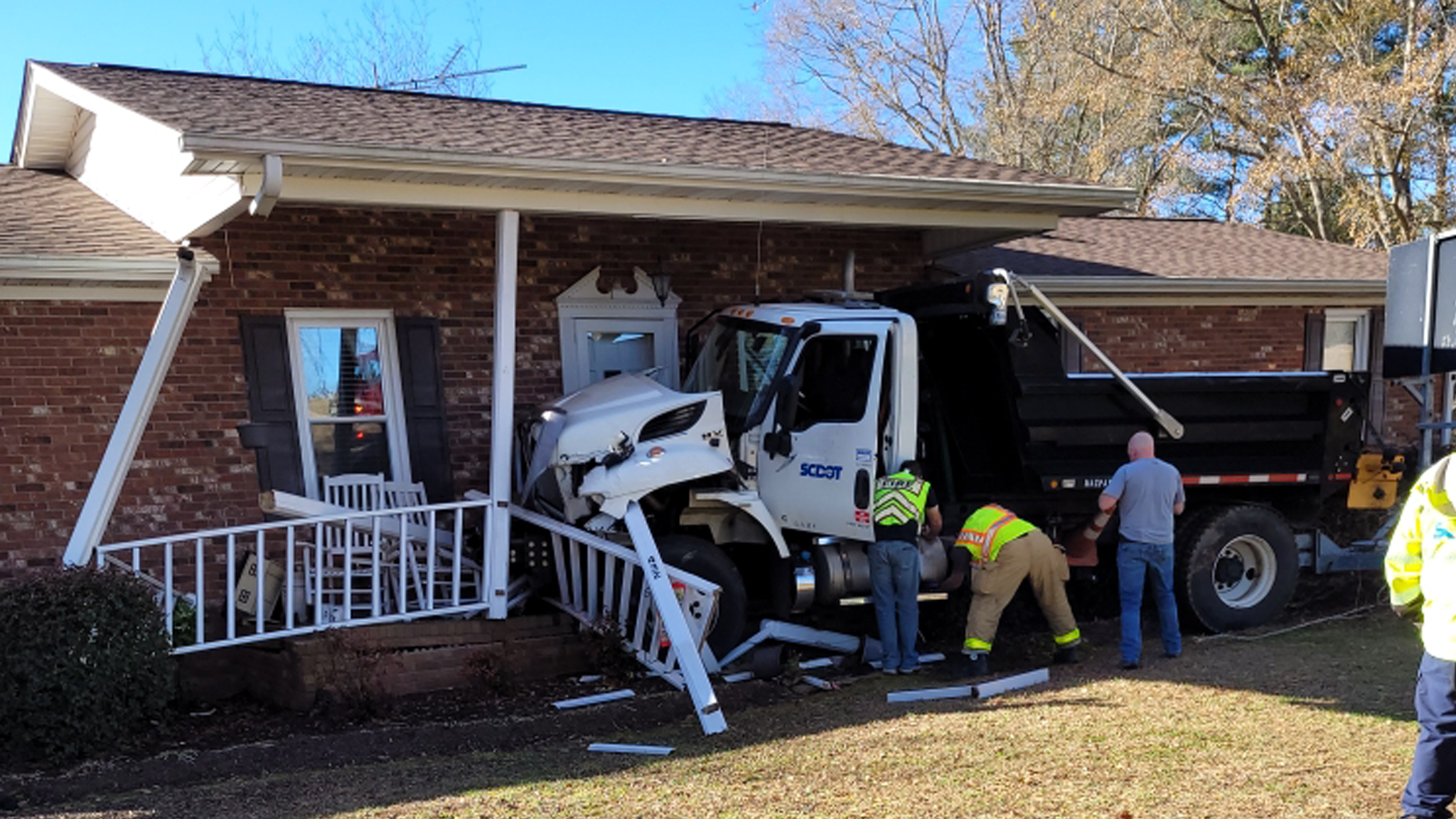 SCDOT truck crashes into Upstate home