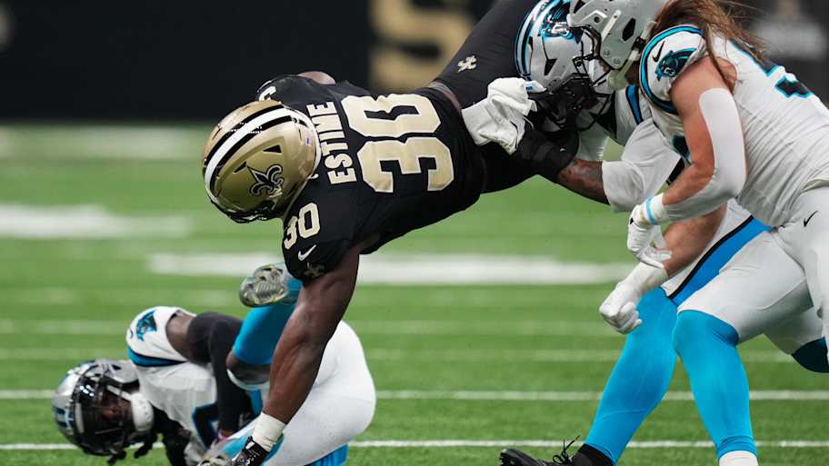 Alvin Kamara remains out as Audric Estime projects for usable fantasy ...