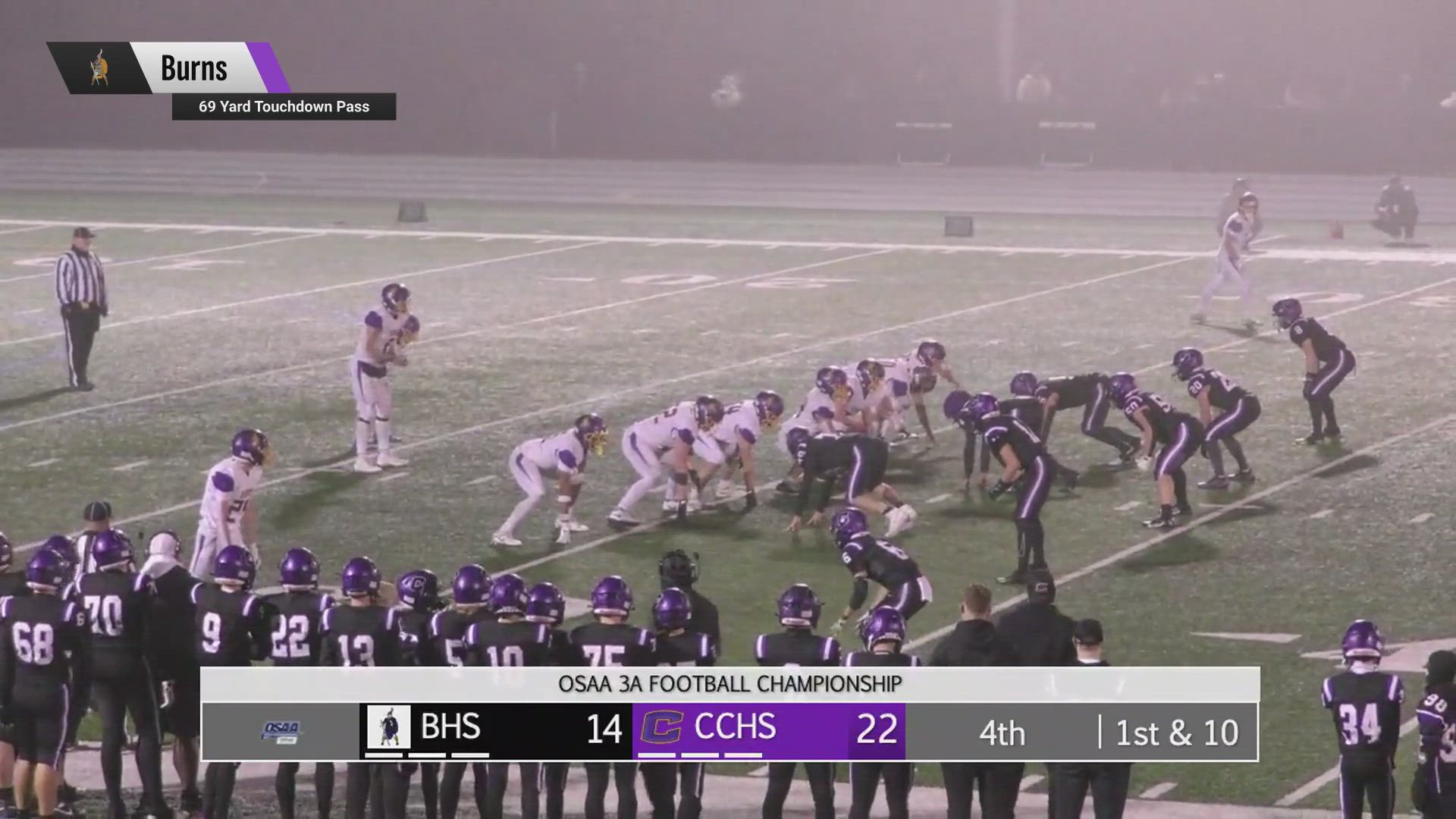Burns vs Cascade Christian football highlights 11-29-2025