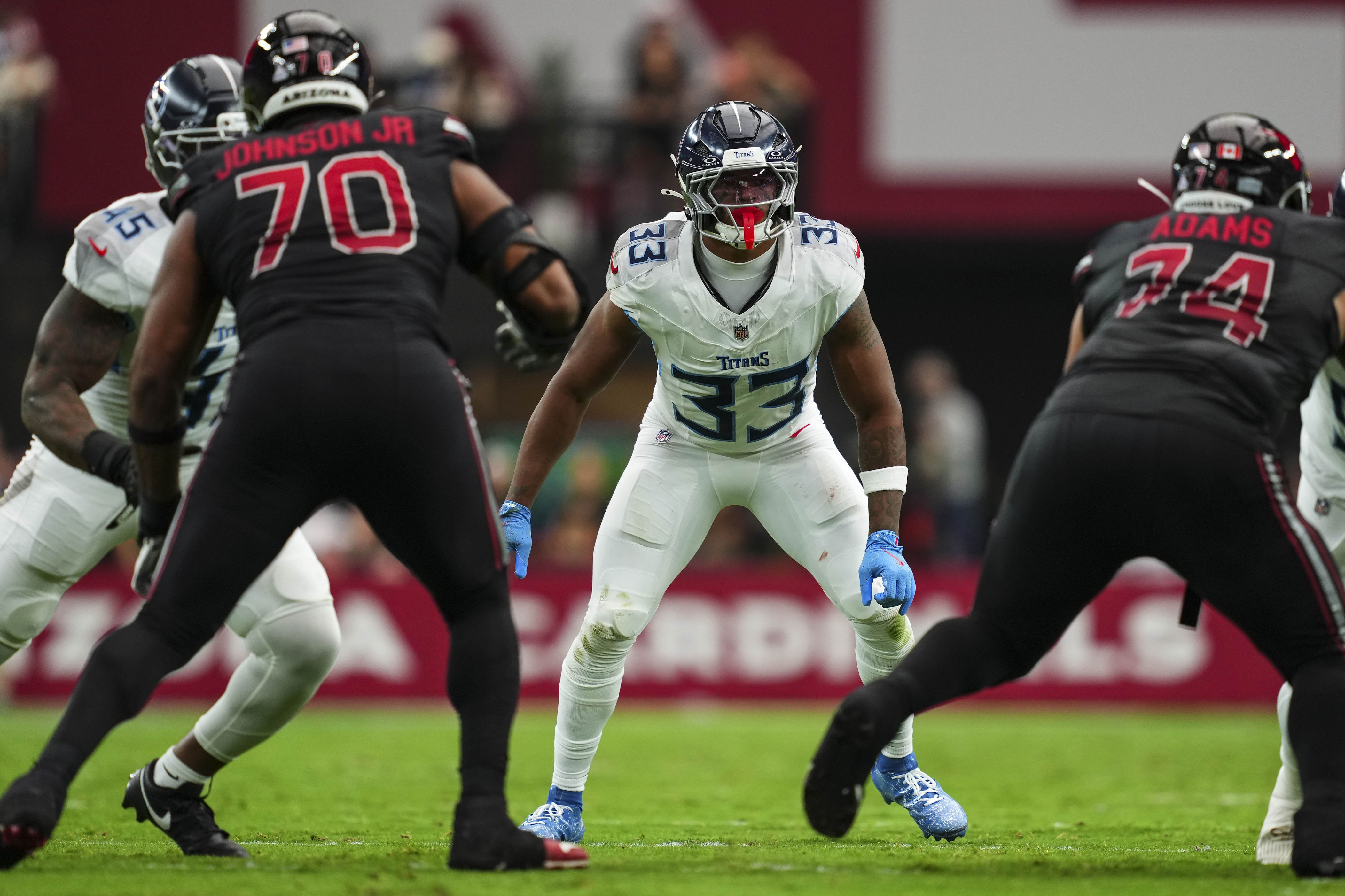Cedric Gray out for Titans vs. Chiefs