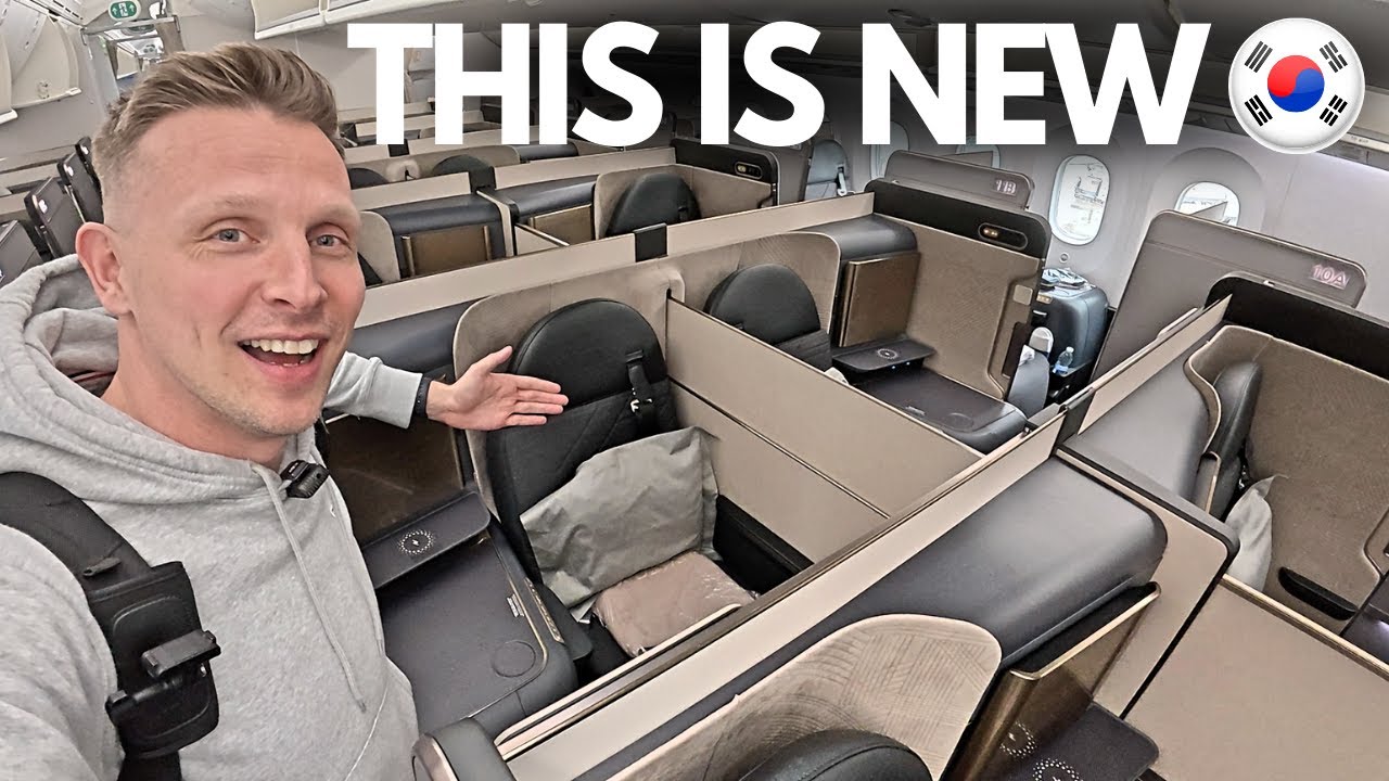 I experienced Korean Air's new cabin! ️