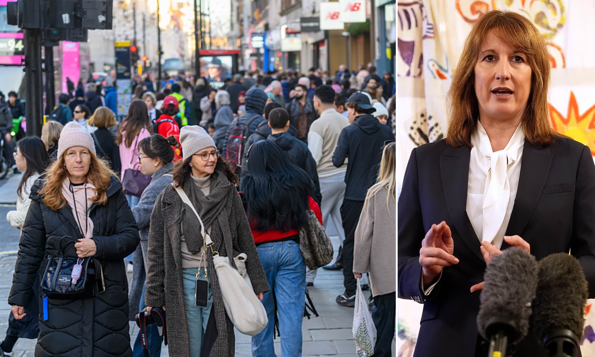 Reeves ruins Christmas: Shops suffer disastrous December after ...