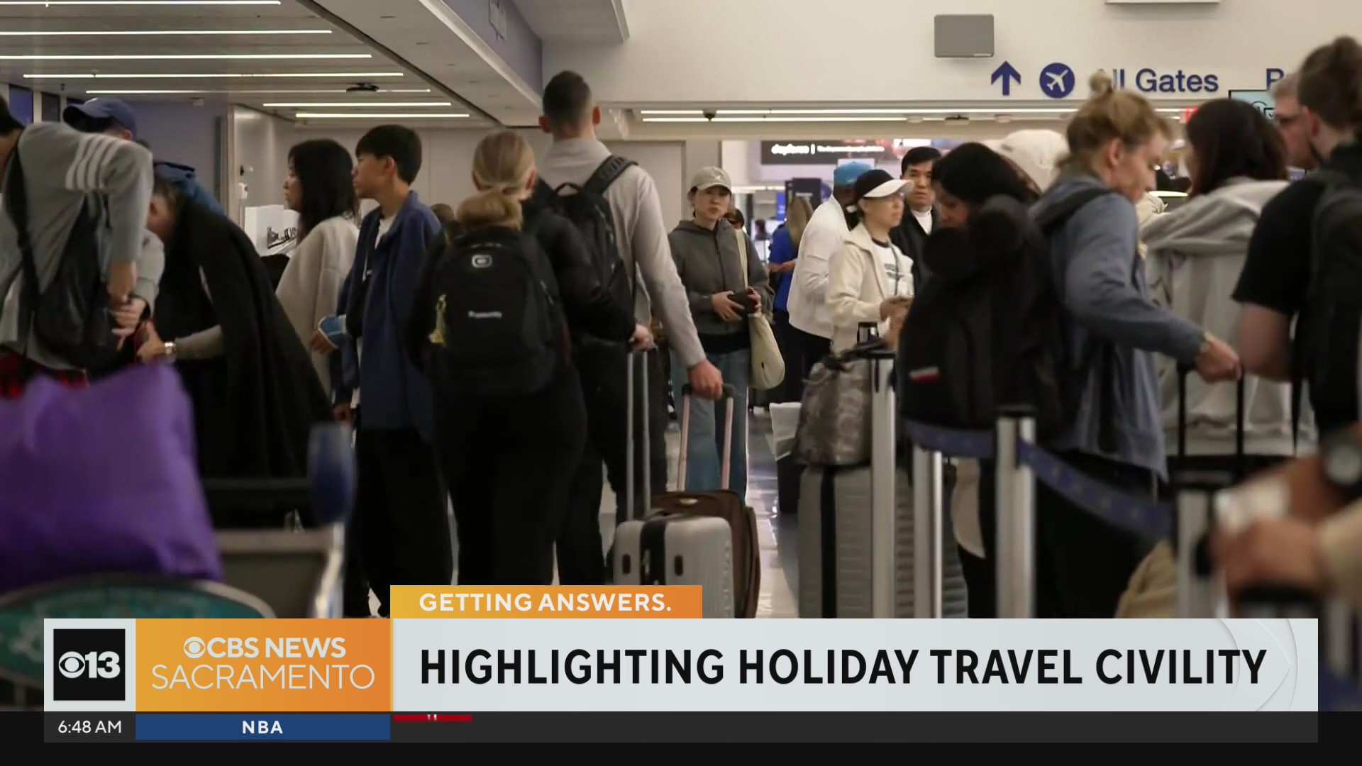 Highlighting holiday travel civility
